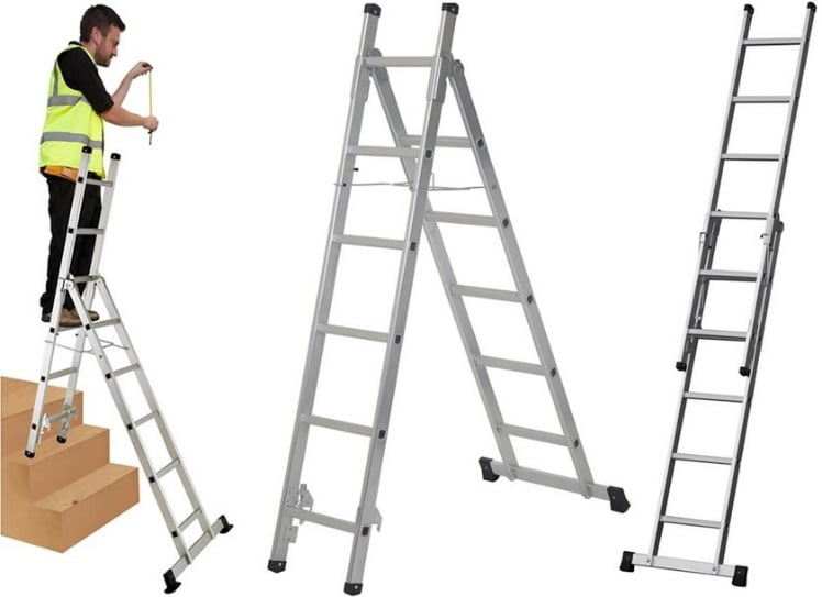 Why A Combination Ladder Is A Must for Your Home - Organize With Sandy