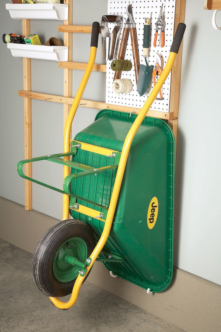 Wheelbarrow Storage Ideas: How to Get Organized - Organize With Sandy