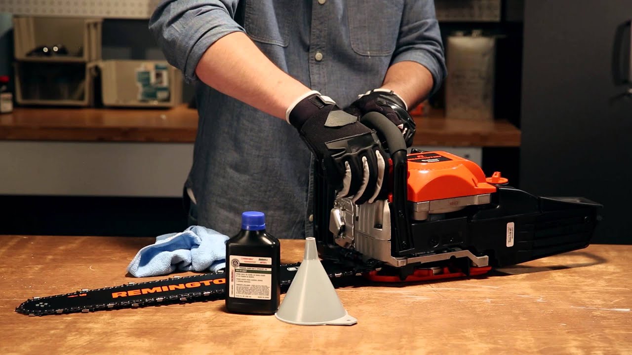 How to Oil A Chainsaw? [Chainsaw Lubrication Tips] - Organize With Sandy
