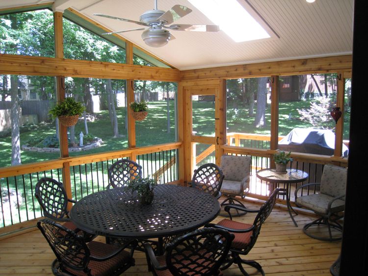 How to Create an Enclosed Patio on a Budget - Organize With Sandy