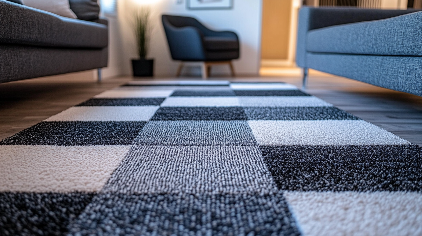 7 Easy Steps to Installing Carpet Tiles - Organize With Sandy